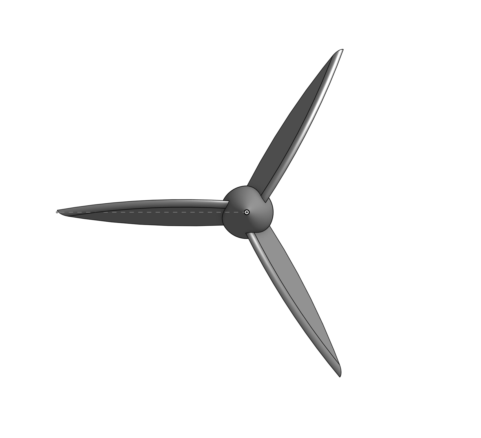Propeller for RC plane by William Reid | Download free STL model ...