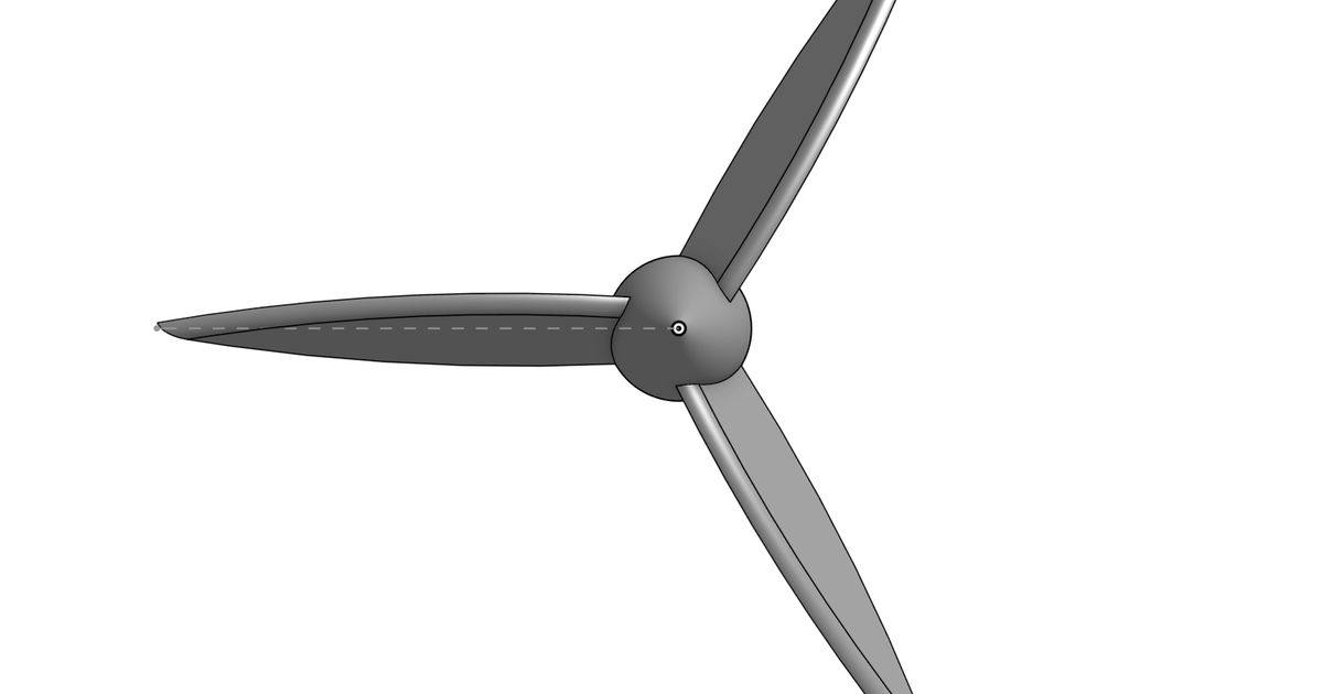 Propeller for RC plane by William Reid | Download free STL model ...