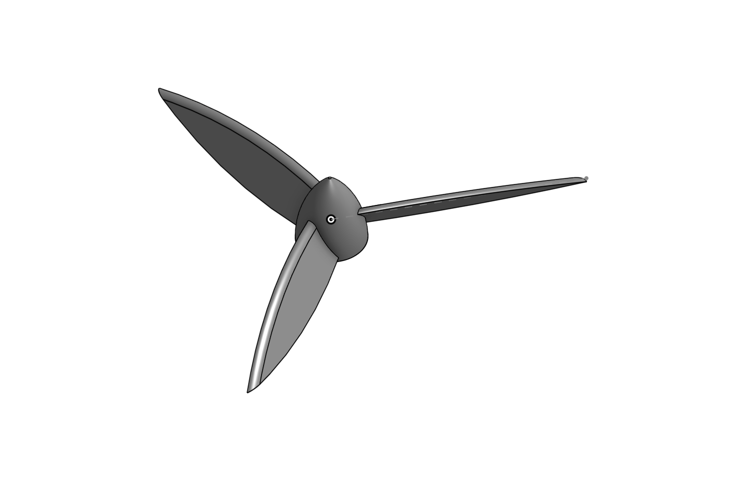 Propeller for RC plane by William Reid | Download free STL model ...