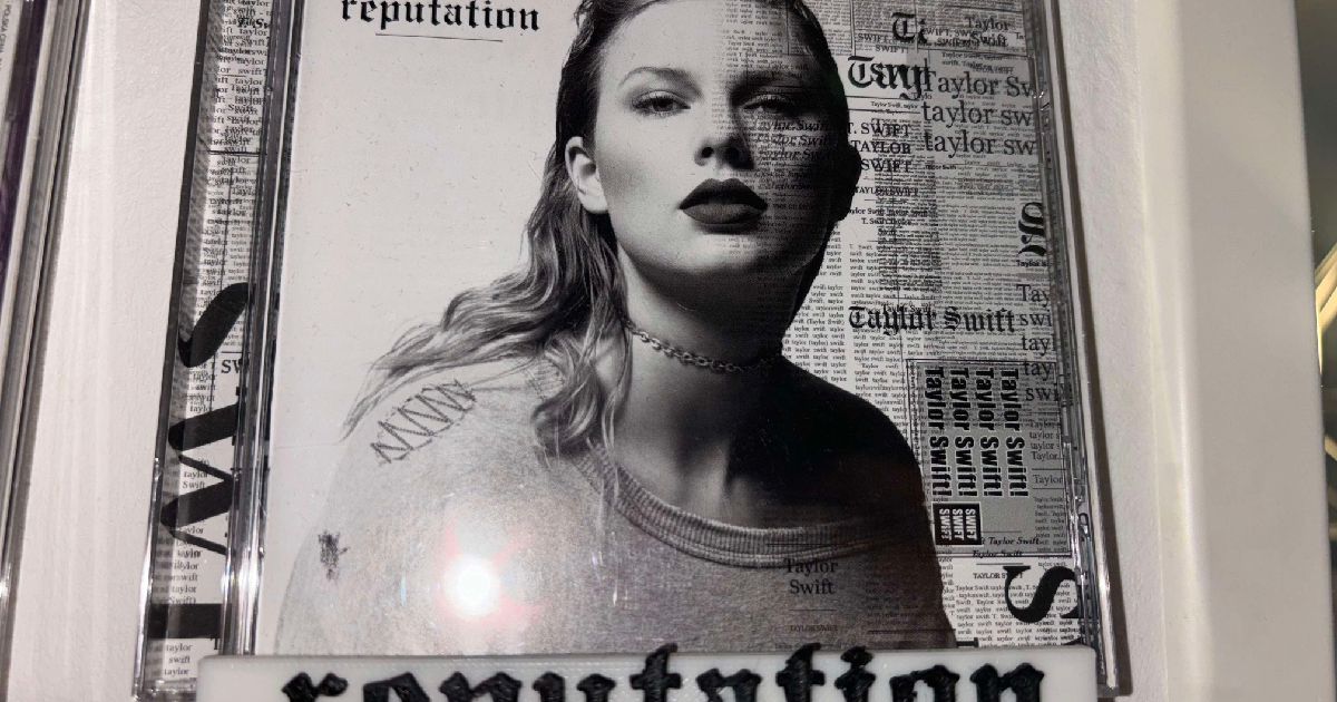 Taylor Swift reputation CD holder wall mounted by Wiktoria Tusinska ...