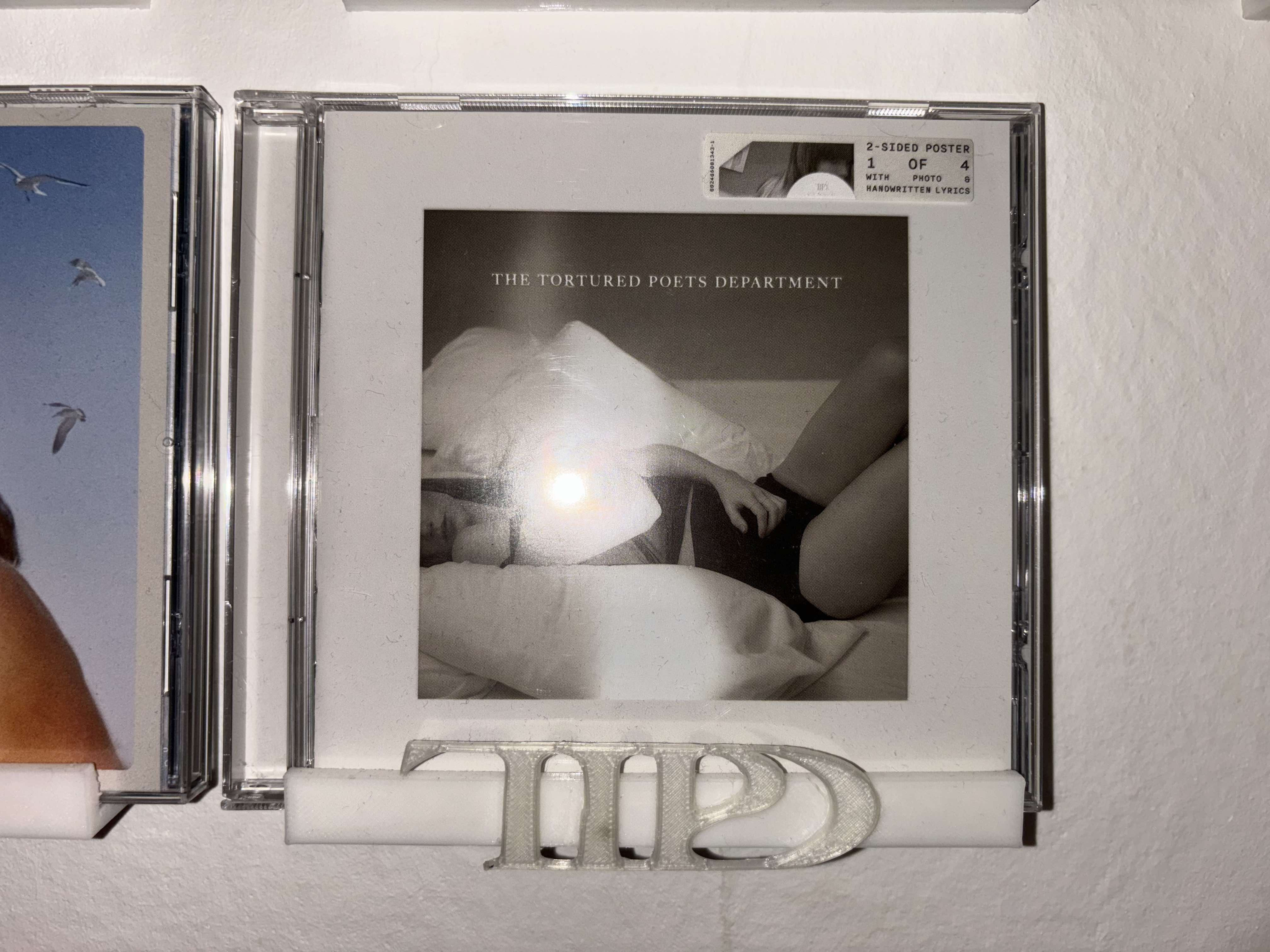 Taylor Swift, TTPD, CD holder wall mounted by Wiktoria Tusinska ...