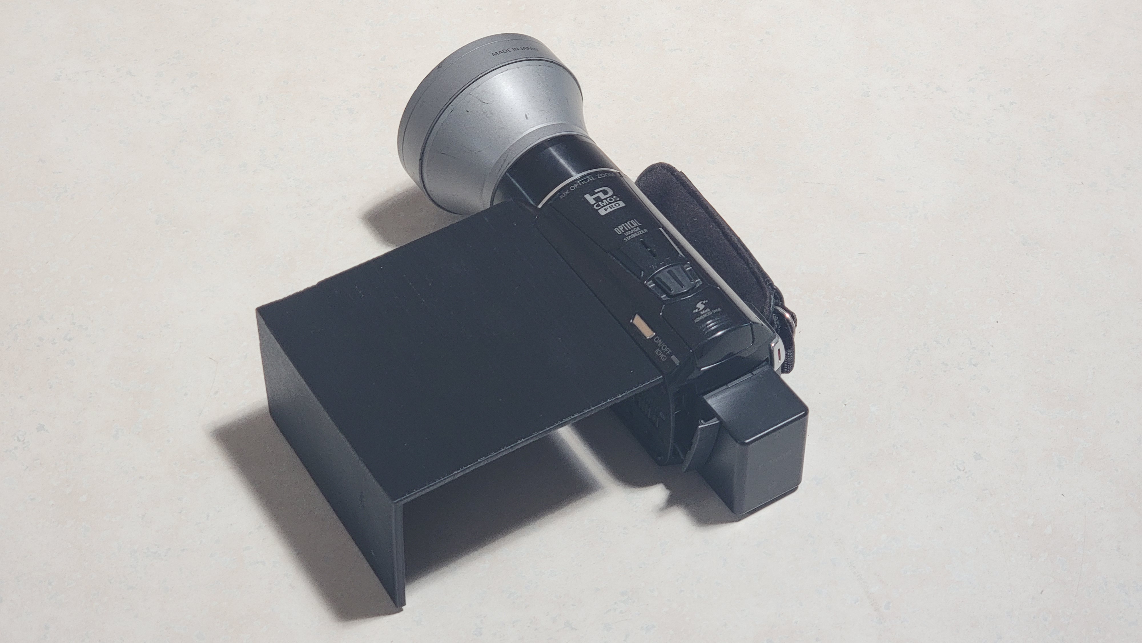 Canon Vixia Camera Monitor Shroud / Cover / Shade by AthenaRoberts ...