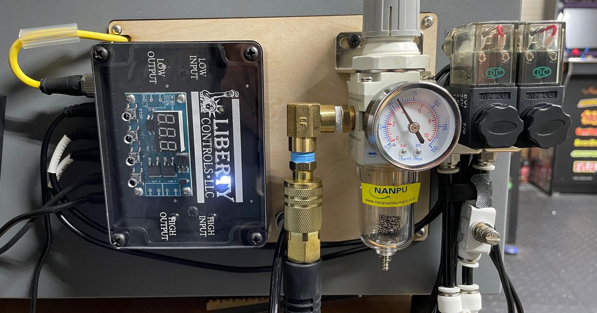 K40+ Air Assist Panel for Liberty Controls Upgrade by toy4x4 | Download ...