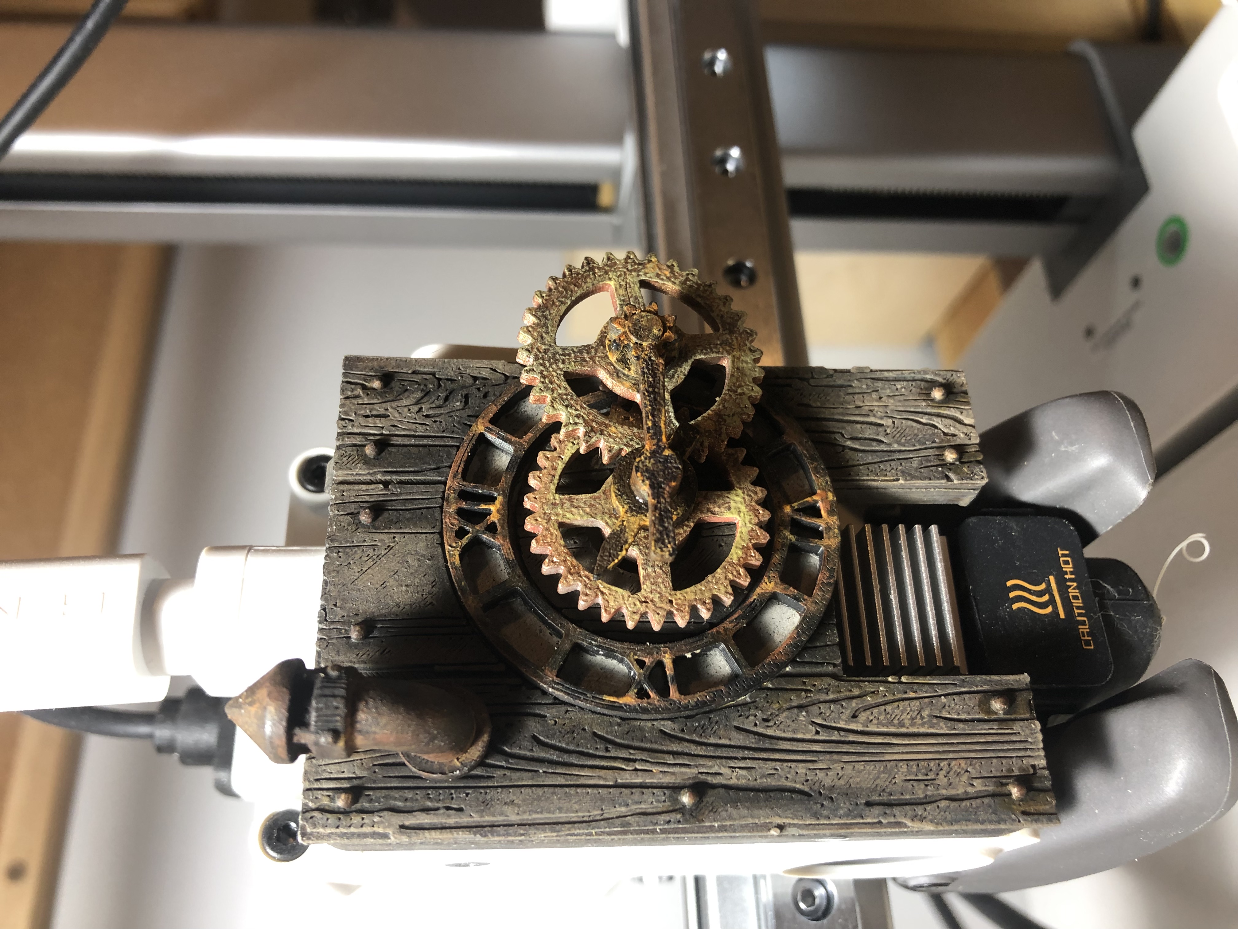 A1 Gear Clock Extruder Cover by Capitaine Bob | Download free STL model ...