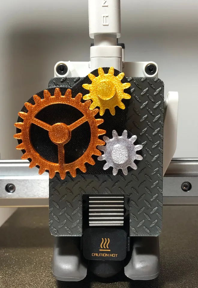 A1 Gears Extruder Cover by Capitaine Bob | Download free STL model ...