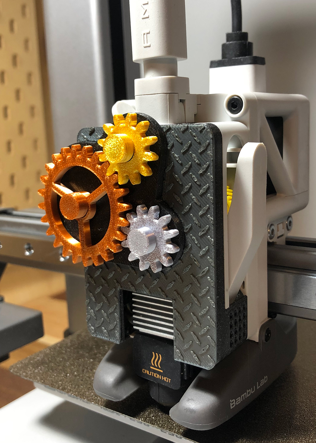 A1 Gears Extruder Cover by Capitaine Bob | Download free STL model ...