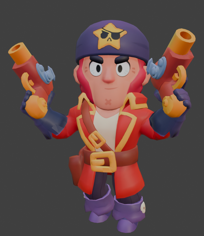 Corsair Colt - Brawl Stars by GoatGamez | Download free STL model ...