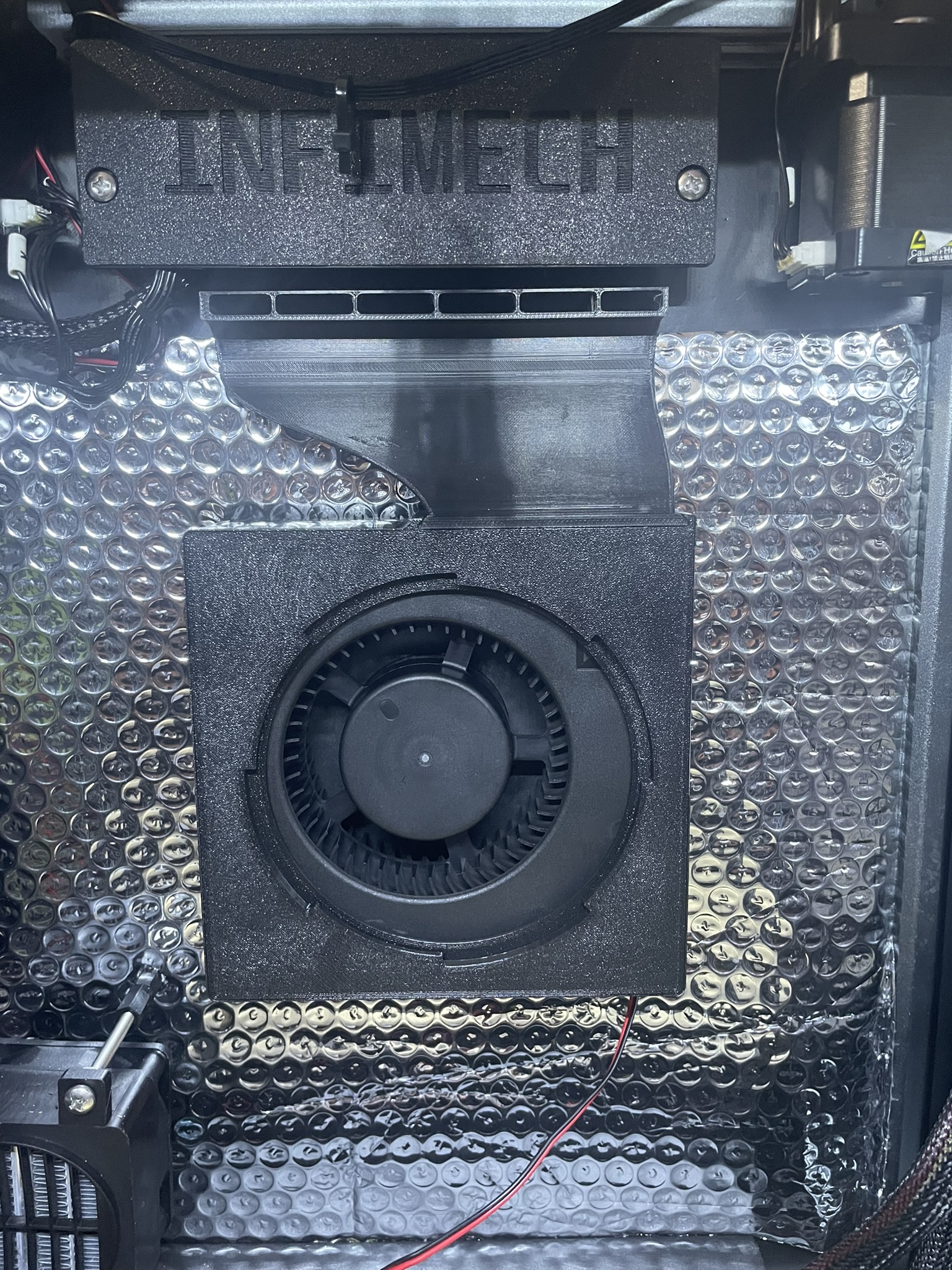 Infimech TX aux blower fan V2 - with hepa filter by Pragmatic Printing | Download free STL model ...