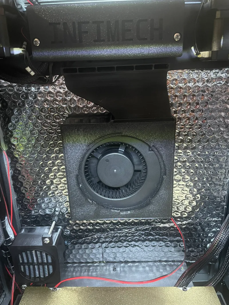 Infimech TX aux blower fan V2 - with hepa filter by Glass Spine Design | Download free STL model ...
