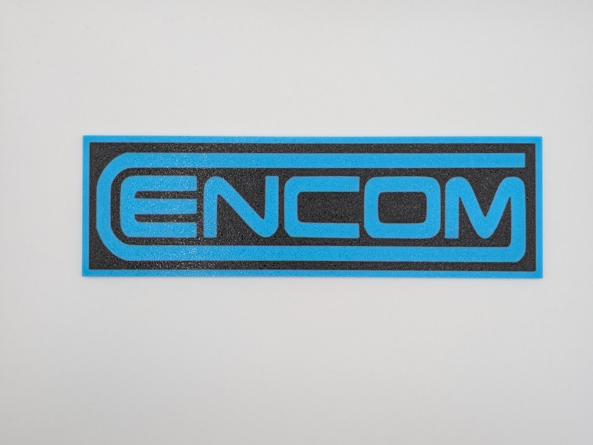 ENCOM Logo by Design•Slice•Print Studio | Download free STL model ...