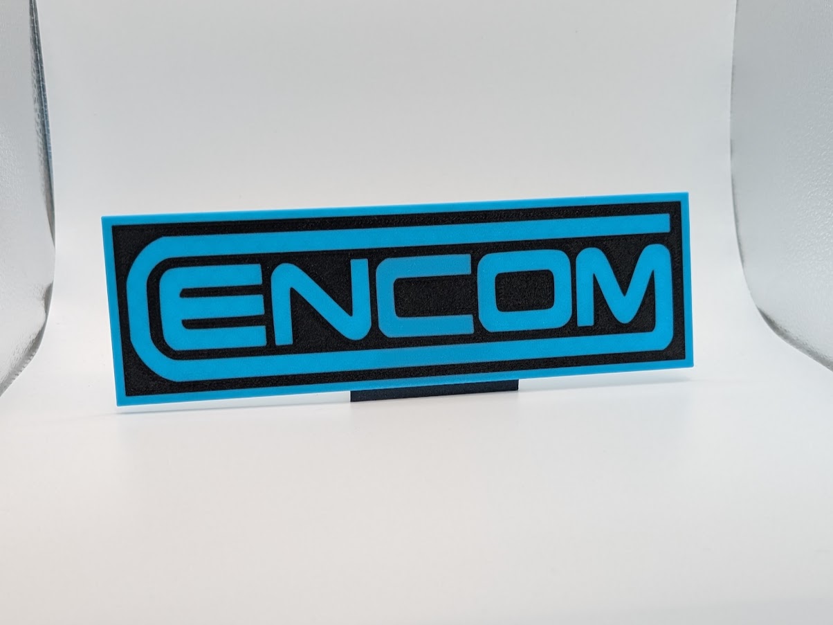 ENCOM Logo by Design•Slice•Print Studio | Download free STL model ...
