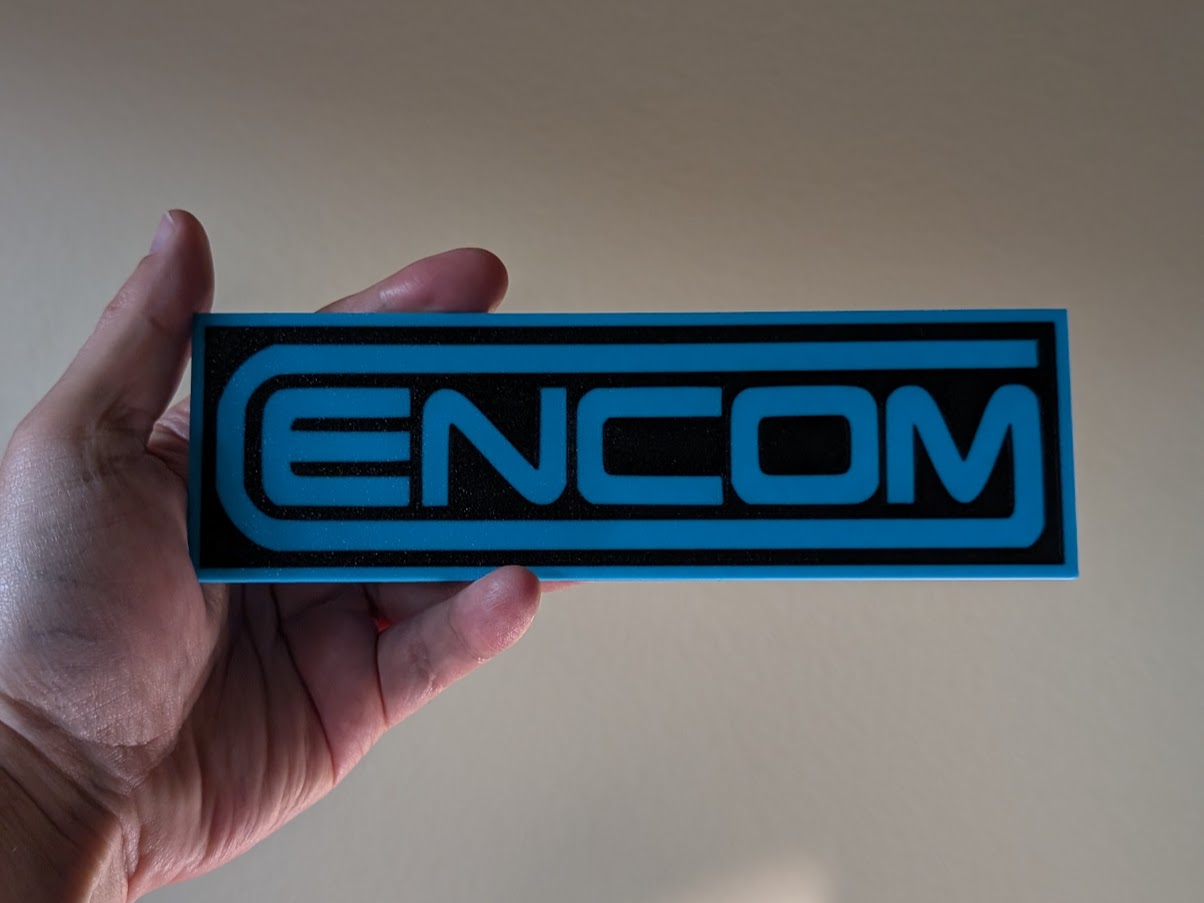 ENCOM Logo by Design•Slice•Print Studio | Download free STL model ...