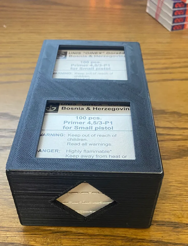 Reloading Primers storage box by QuietMike | Download free STL model ...