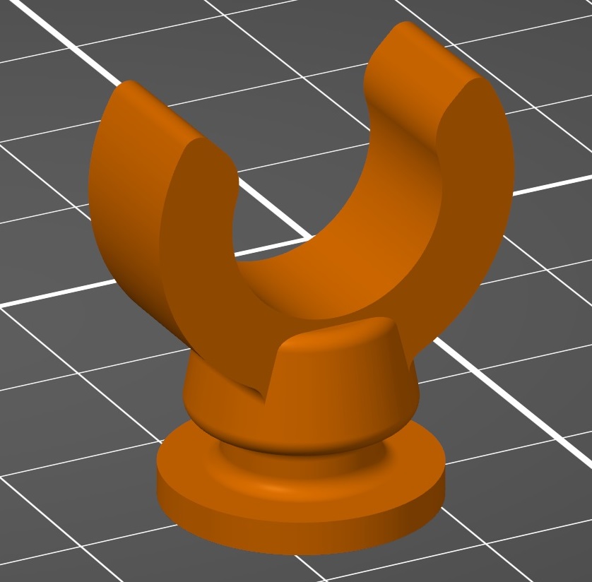 Clip for rear parcel shelf Renault Twingo 3 (stronger version) by ErThi ...