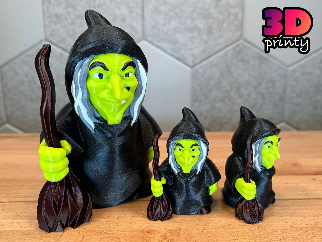Mini Witch - Sculptember Model #7 by 3D Printy | Download free STL ...