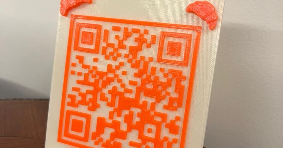 QR Code with Stand by Huda | Download free STL model | Printables.com