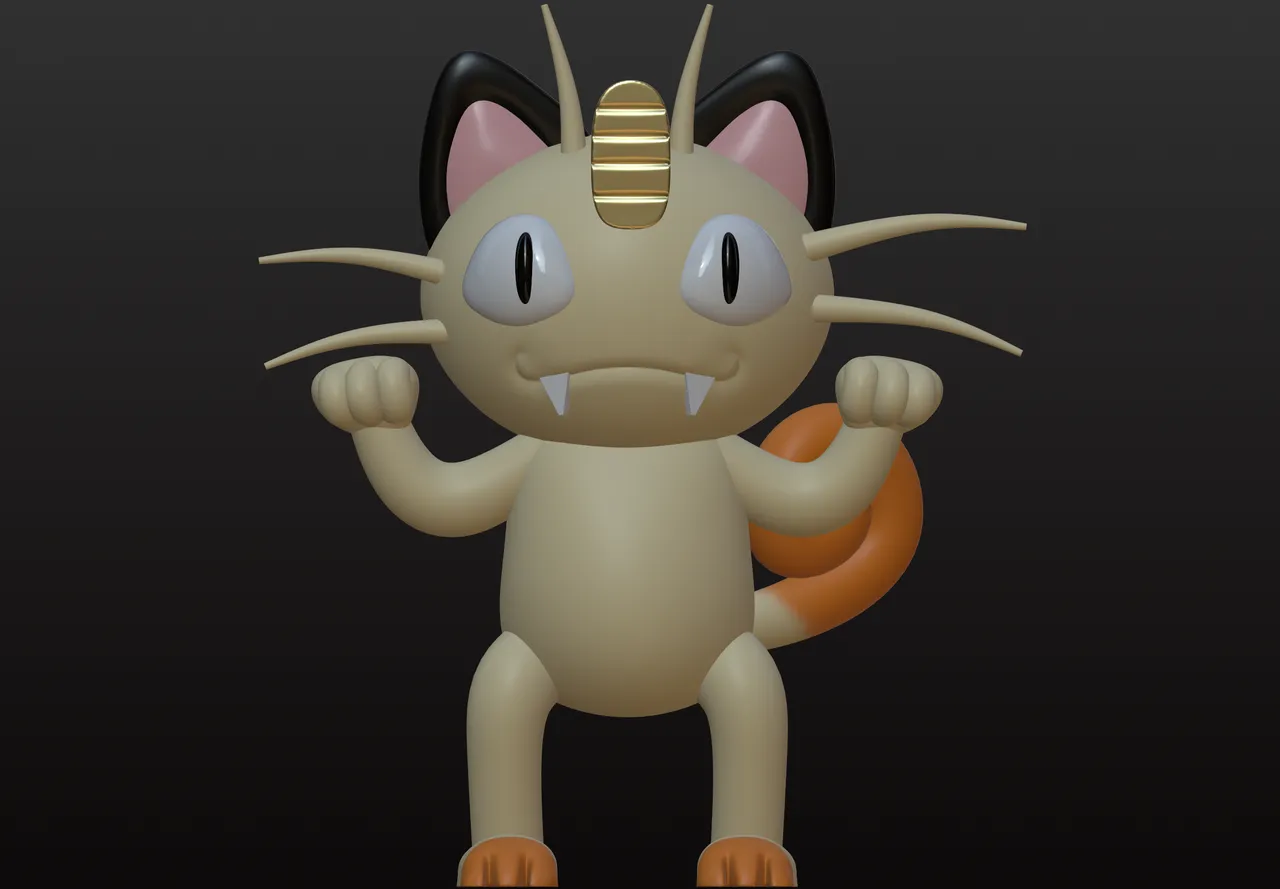 Meowth by Unreal Visionz | Download free STL model | Printables.com