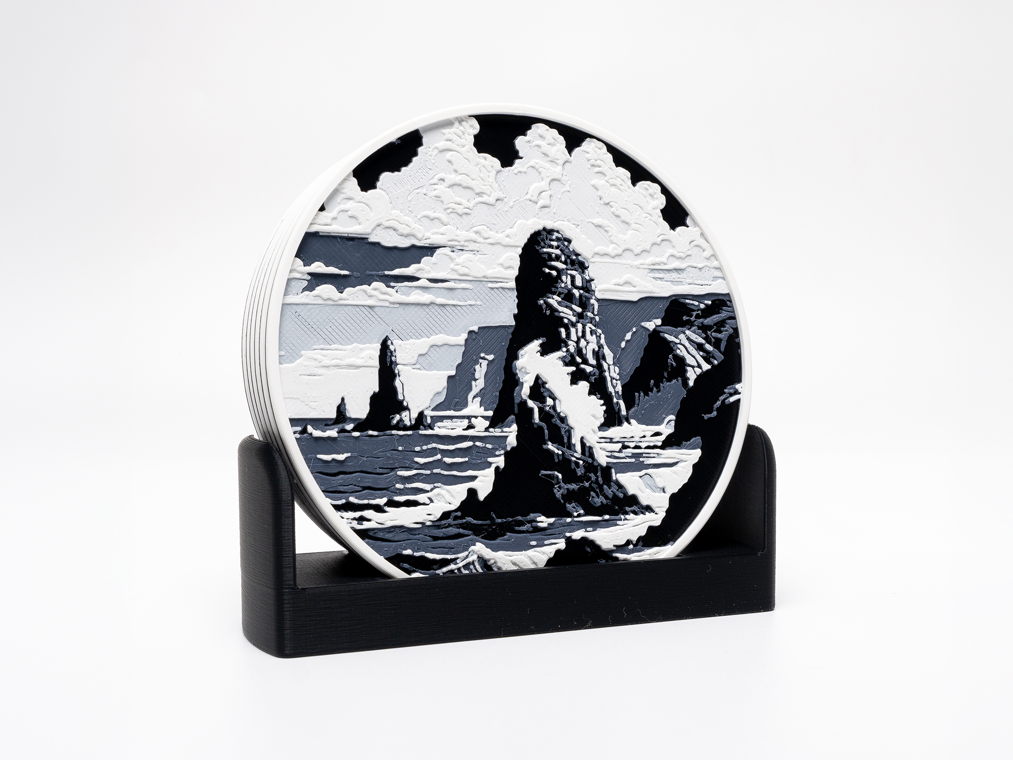 Midnight at Seaside Coasters by Bamingo Design | Printables Store