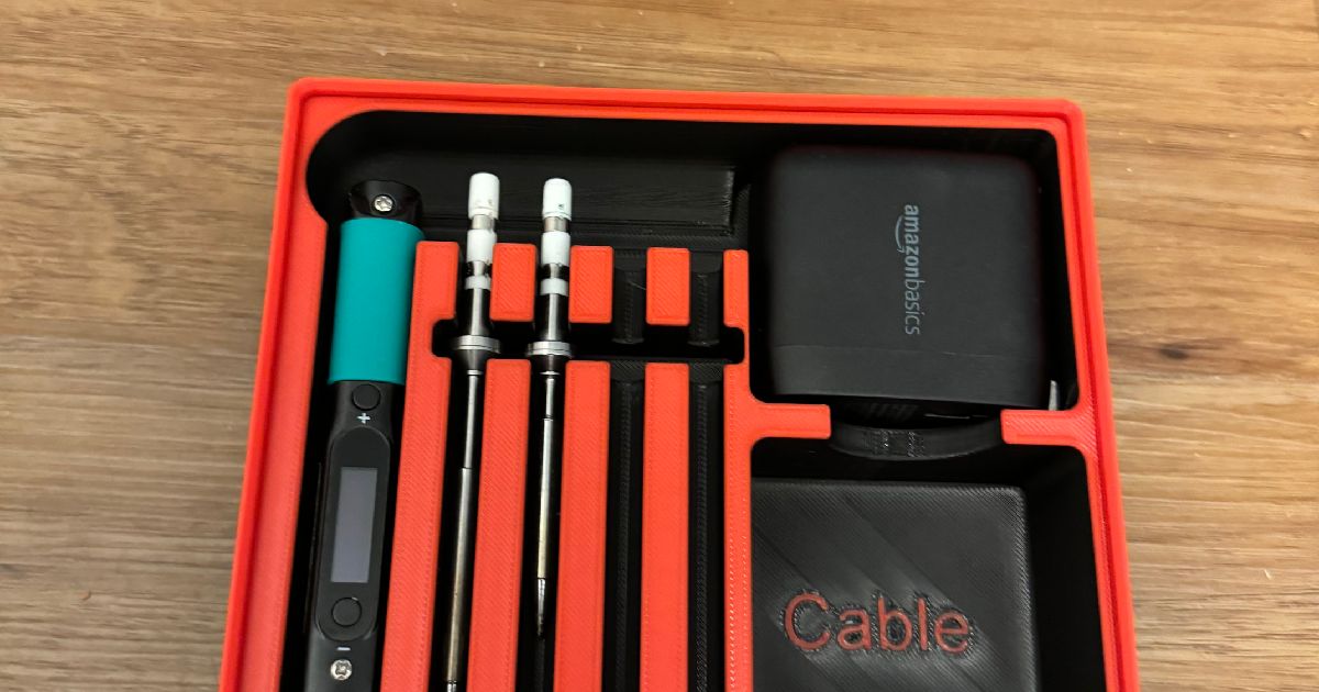 Gridfinity Pinecil, Tip, Charger Holder by ender341 | Download free STL ...