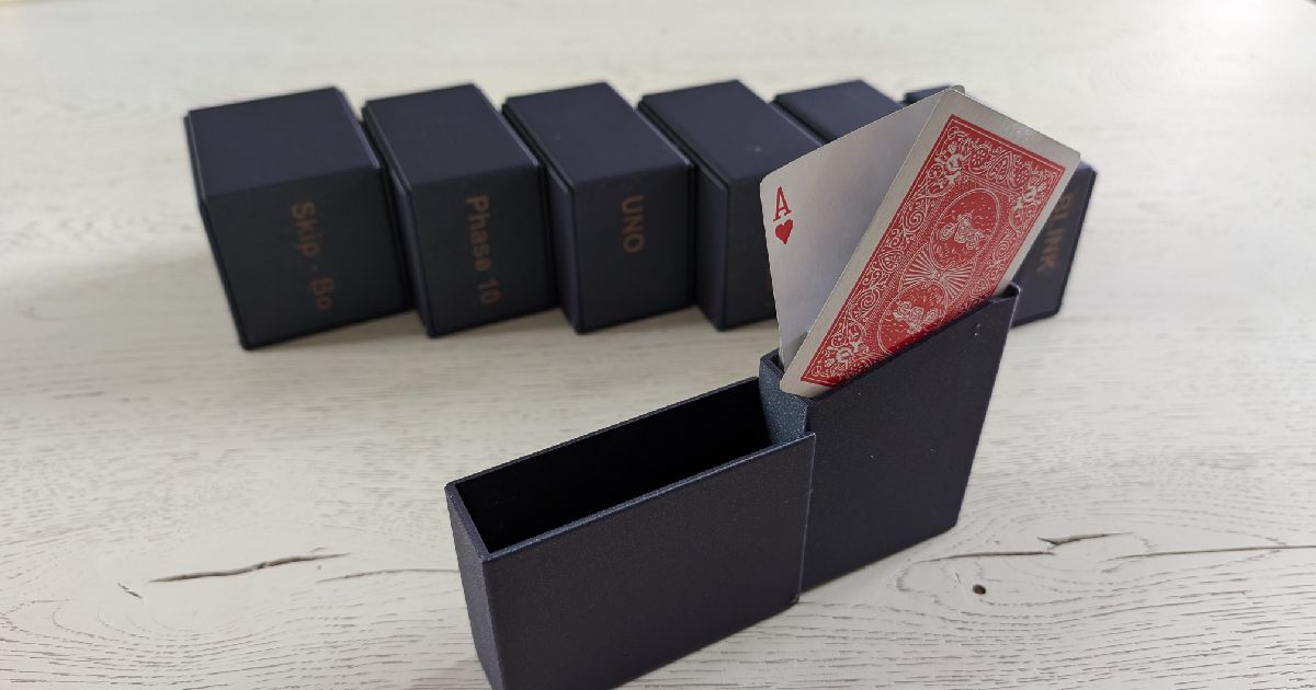 Customizable card box flip by Richard Bernards | Download free STL ...