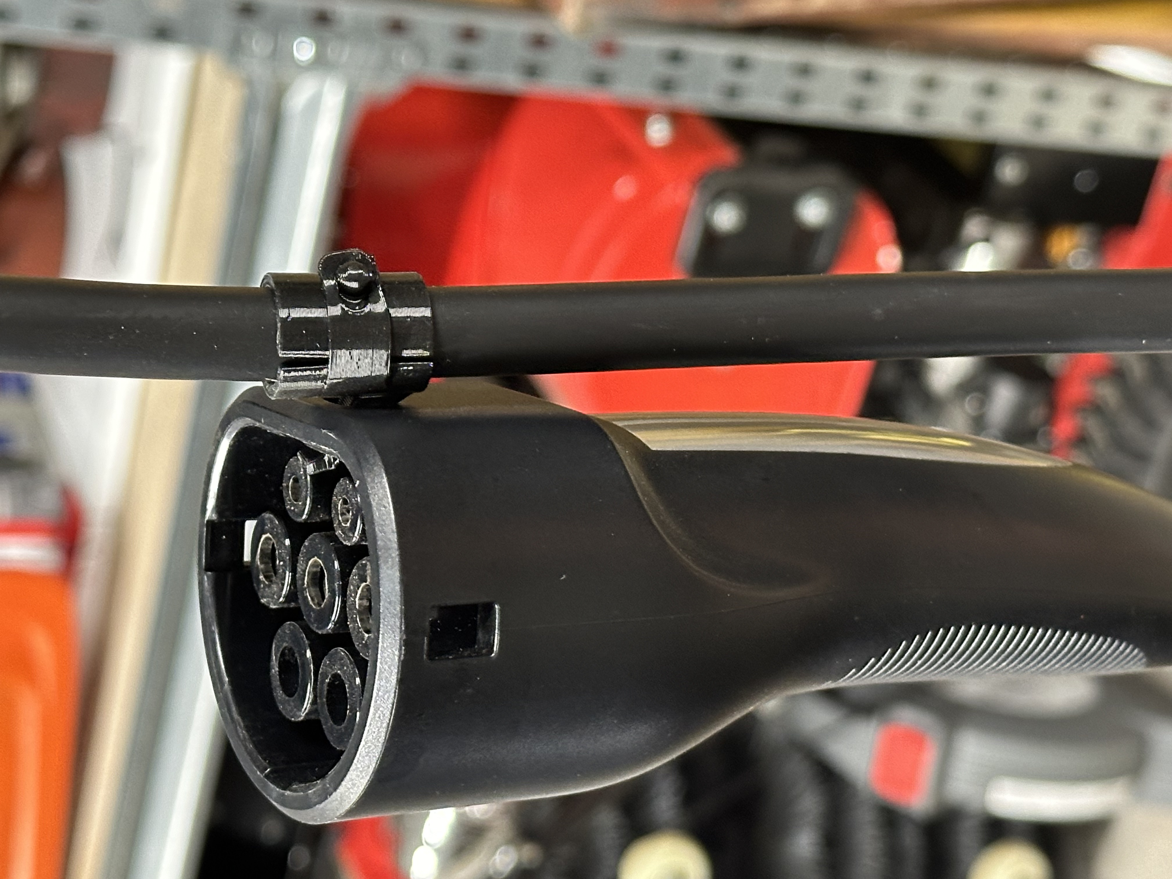 Hook for Tesla UMC Charger Plug by rmprinting | Download free STL model ...