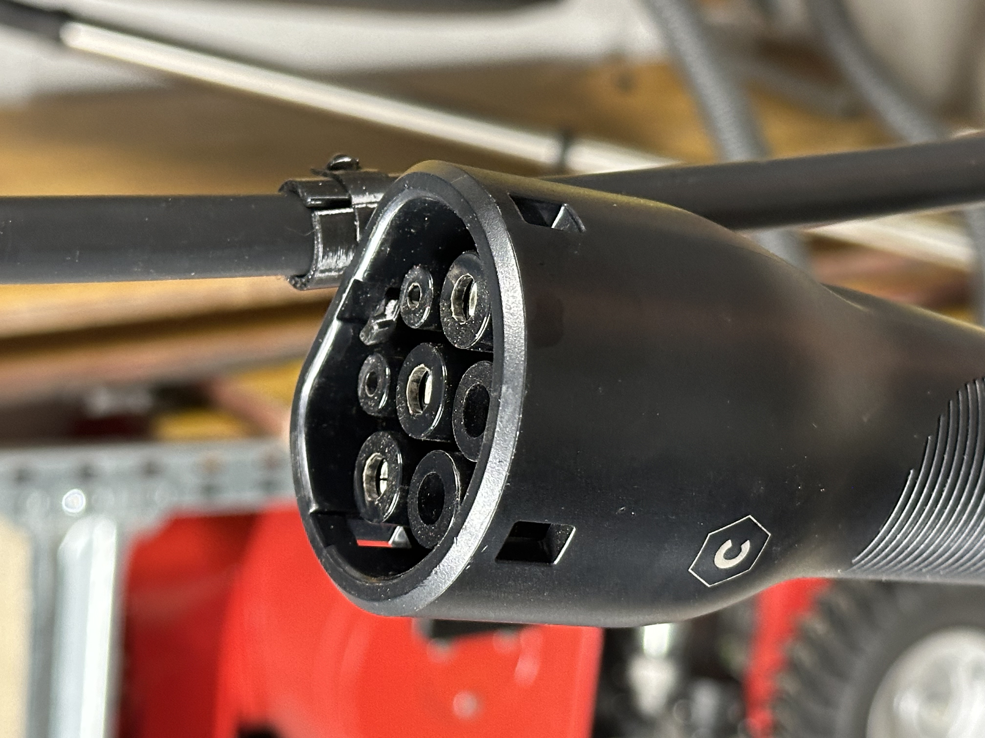 Hook for Tesla UMC Charger Plug by rmprinting | Download free STL model ...