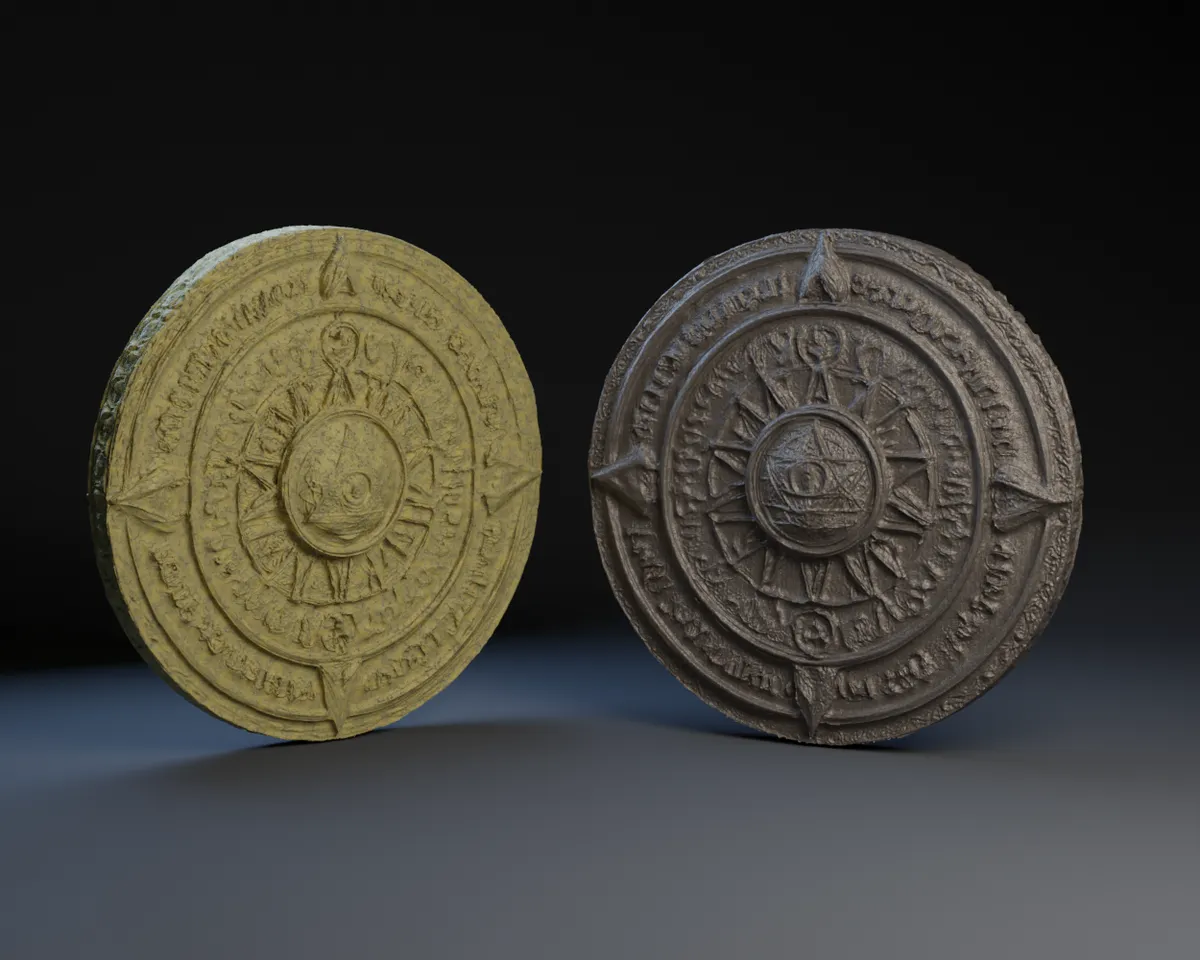 Mystics Medallion by Peter Farell | Download free STL model ...