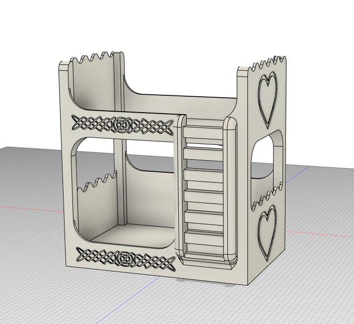 LEGO Duplo compatible bunk bed / Stockbett by Gorroth 1007 | Download ...
