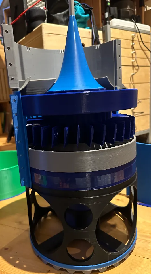 Darwin Tower wind turbine by Philippe Reichen | Download free STL model ...