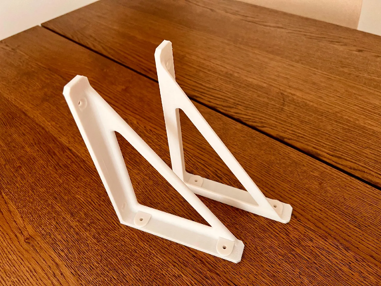 Wall bracket for wood shelf by Danimatix | Download free STL model ...