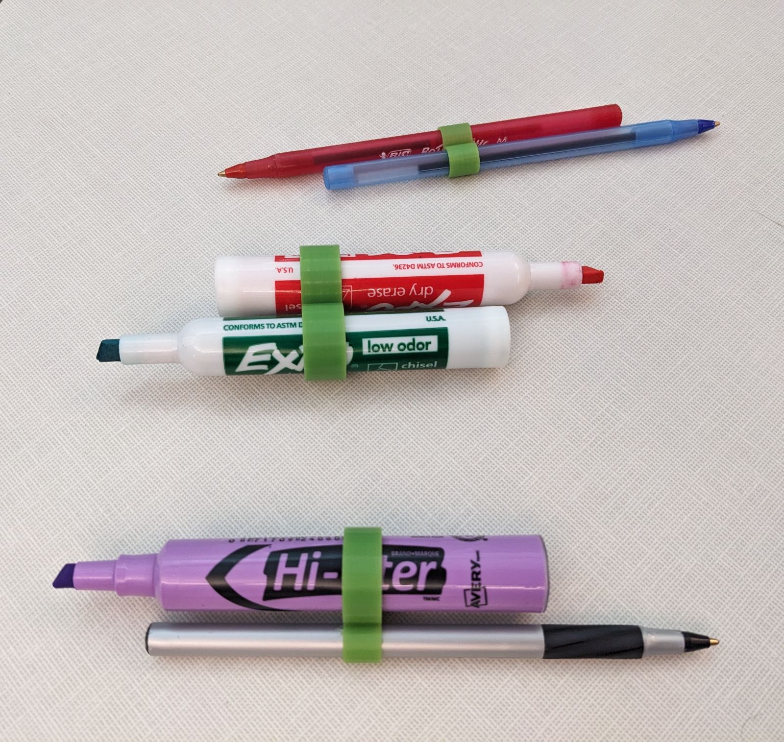 Pen Coupler (use 2 writing utensils at a time) by infinimorph_eni ...