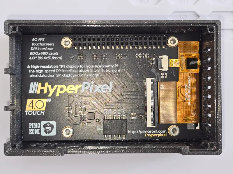 HyperPixel 4.0 case for Raspberry Pi 4B (Home Assistant) by LMCEI | Download free STL model ...