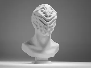 Faceless Demon Bust by Yoshi | Download free STL model | Printables.com