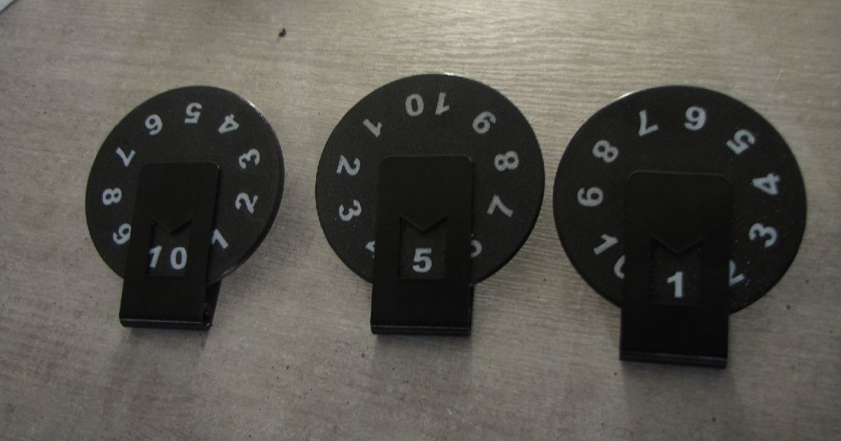 Points / Level Counter by Silv3rDr4gon | Download free STL model ...