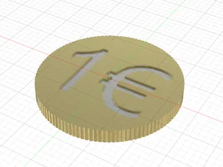 1 Euro coin (with my pfp on the other side) by Ko Games | Download free ...