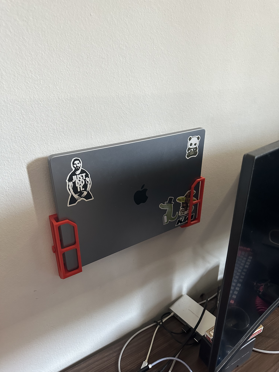 M1 16" Inch Macbook Pro Wall Mount v2 by PandaAttack | Download free ...