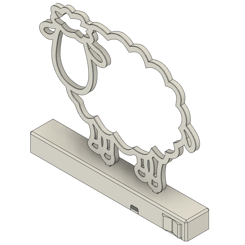 Sheep Table Lamp by Richard Sisol | Download free STL model ...