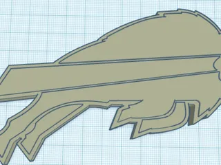 bills logo by Robbie Seymour | Download free STL model | Printables.com