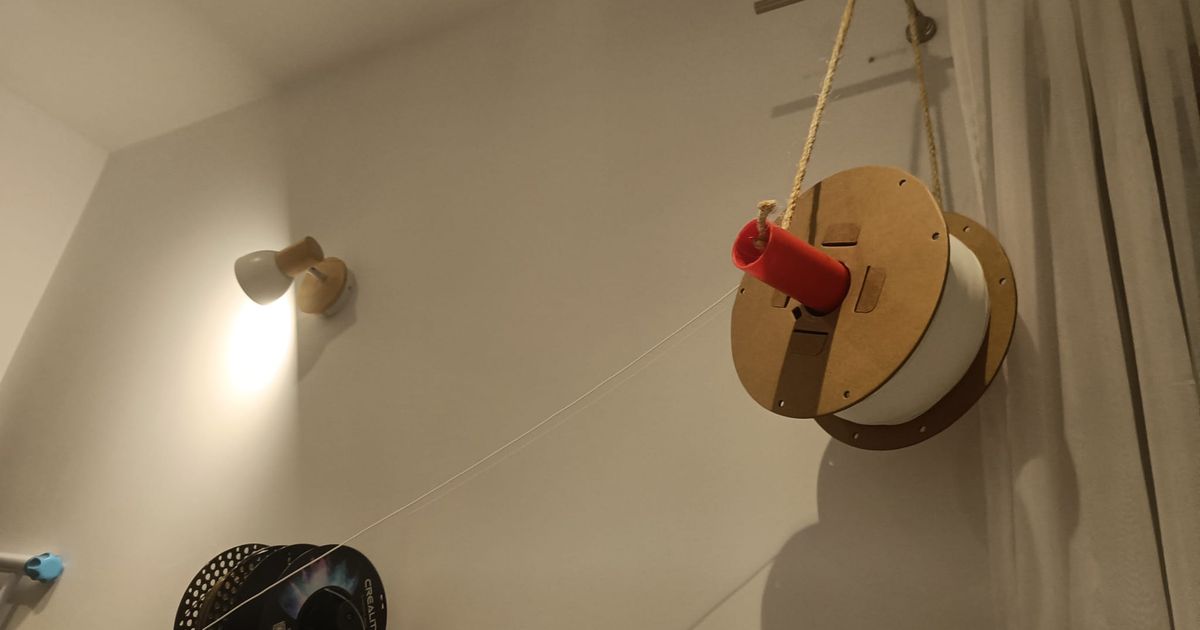 Large Spool Hanger by kami | Download free STL model | Printables.com