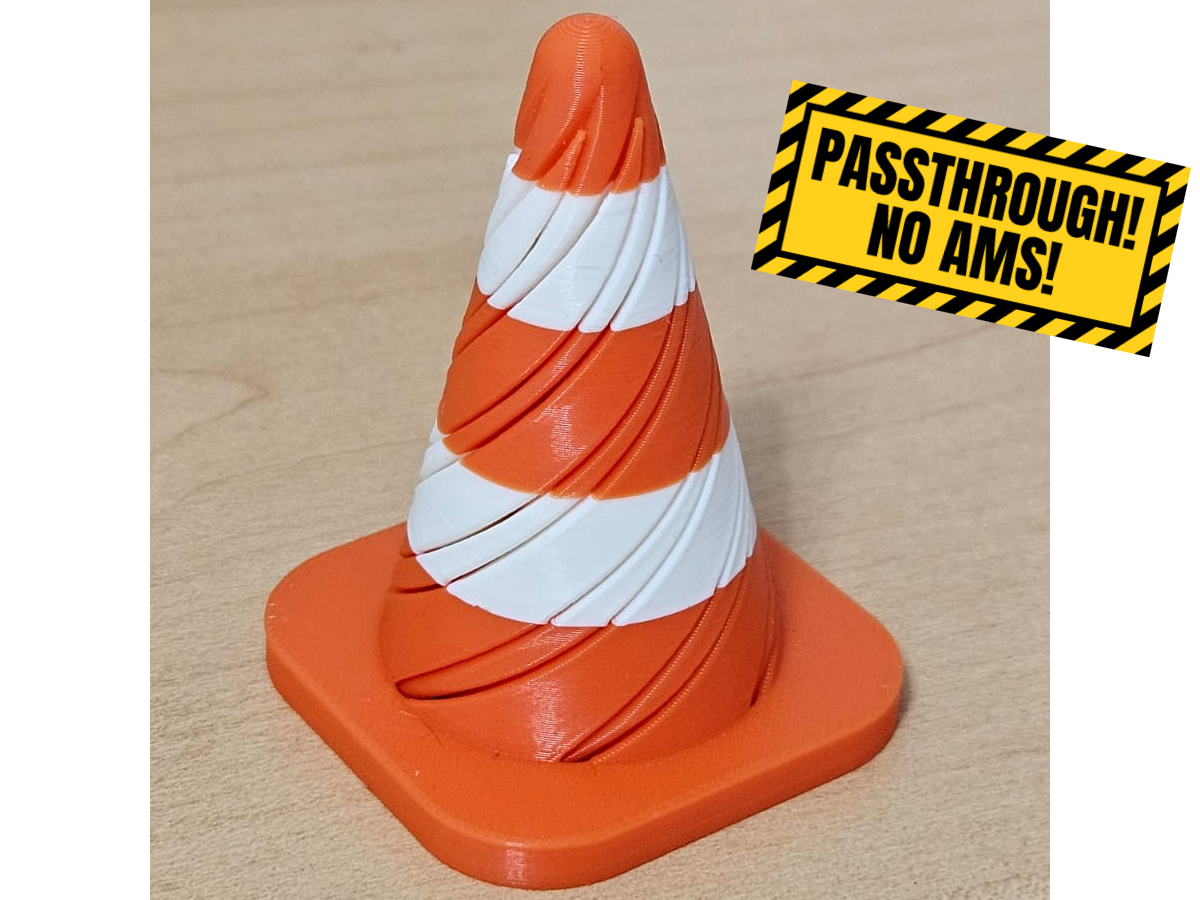 Passthrough Traffic Cone Fidget (+200% size) by GemoGens | Download ...