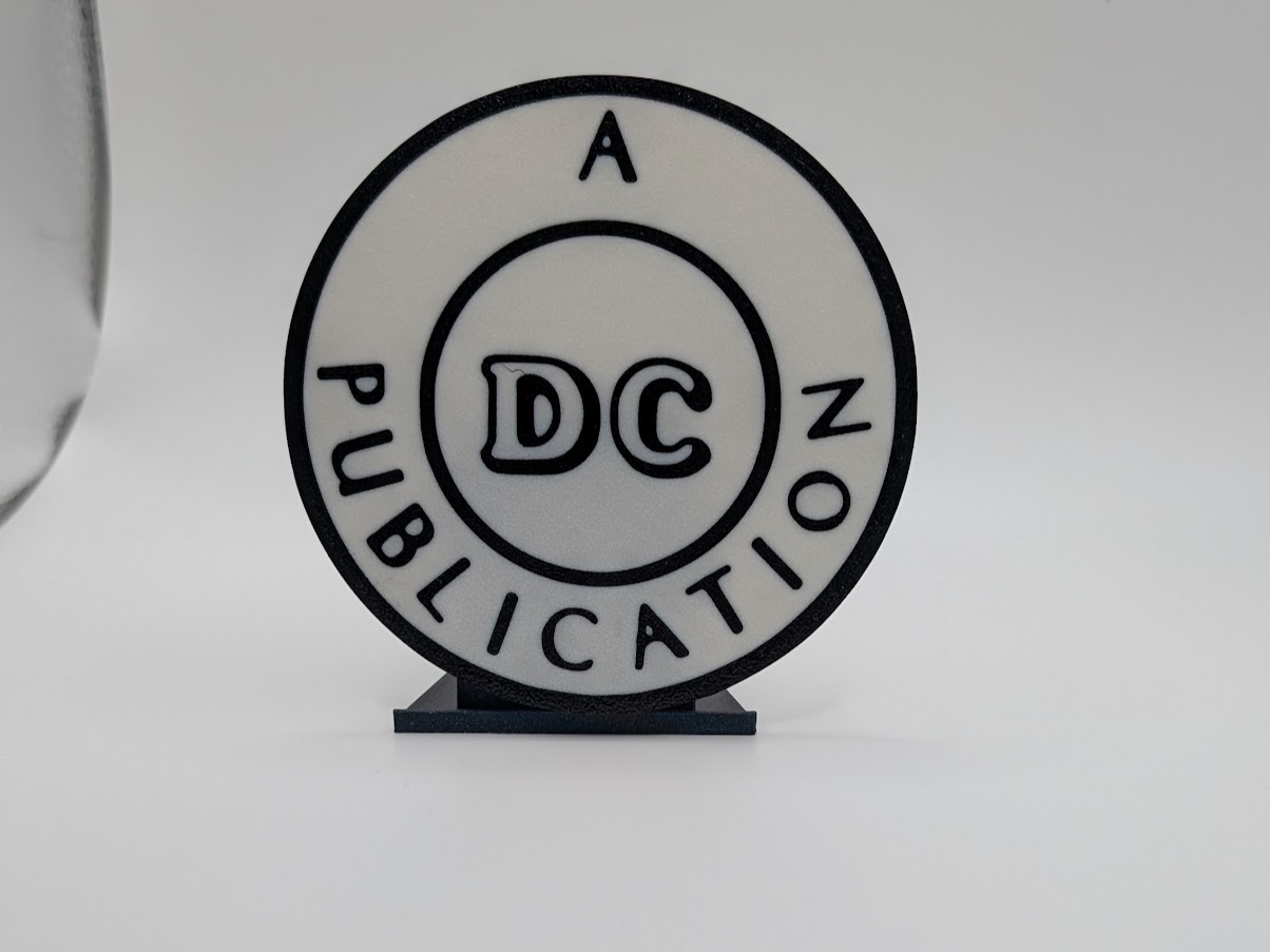 DC Comics 1940 Logo Coaster by Design•Slice•Print Studio | Download ...