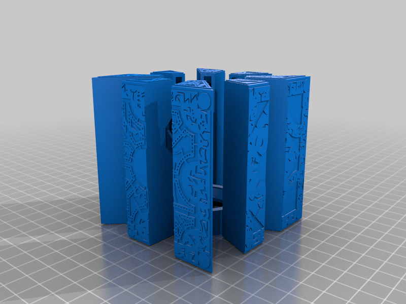 Embossed Puzzle Cube for SLA by tmackay | Download free STL model ...
