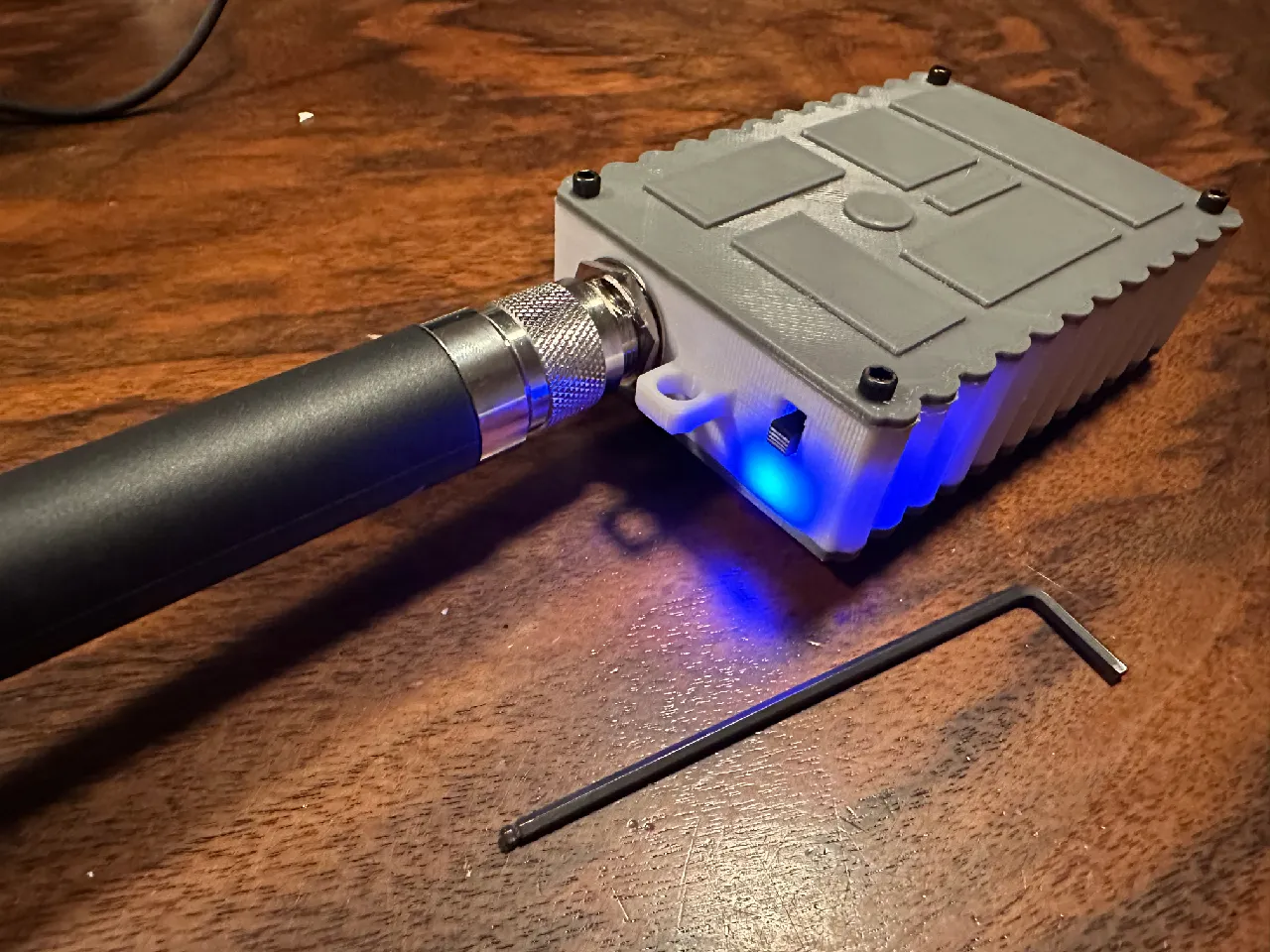 RAK19007/RAK5005 case for Meshtastic & N-type antenna mount by denis ...