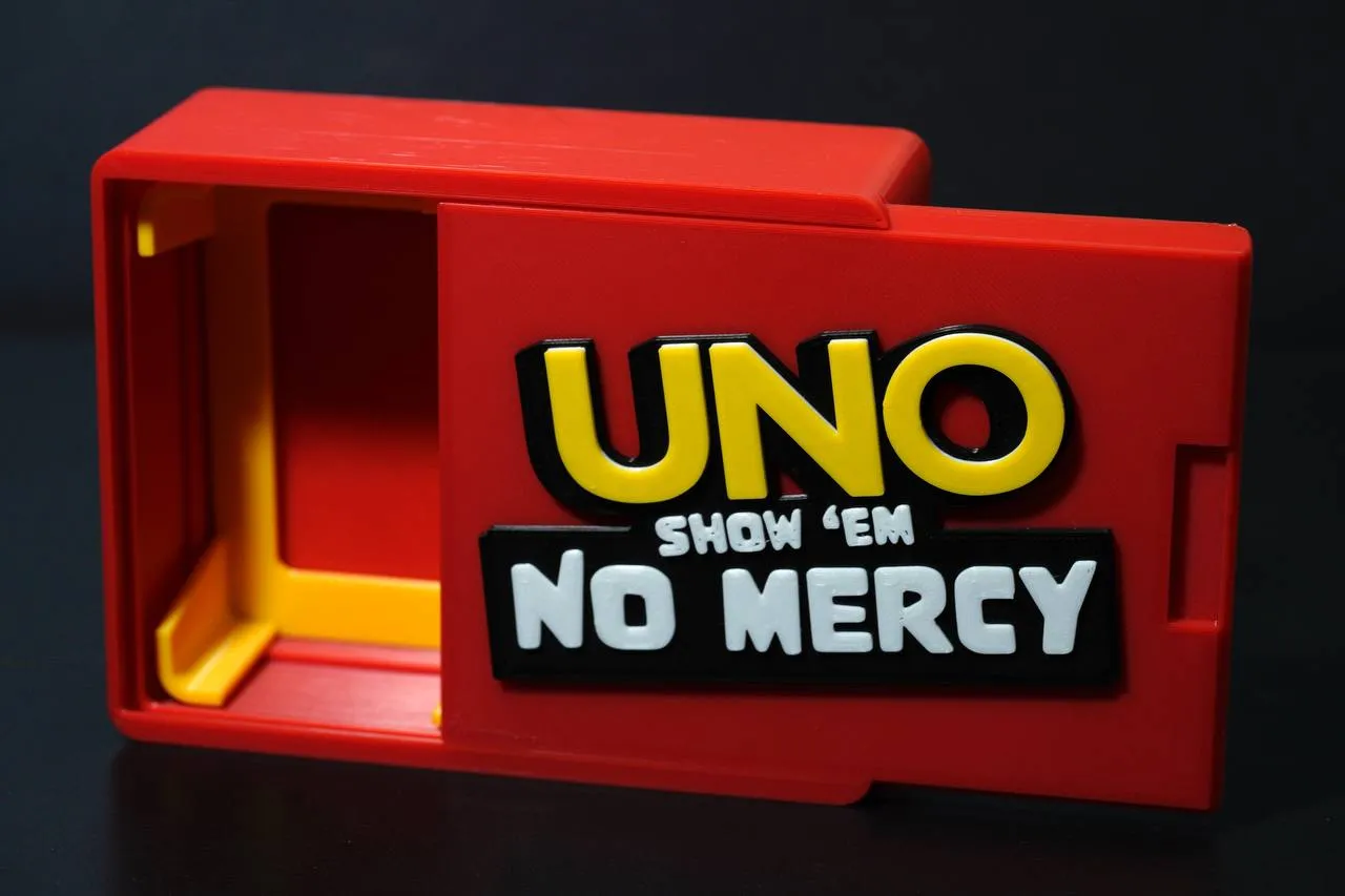 UNO Card Box No Mercy by aldobme | Download free STL model | Printables.com
