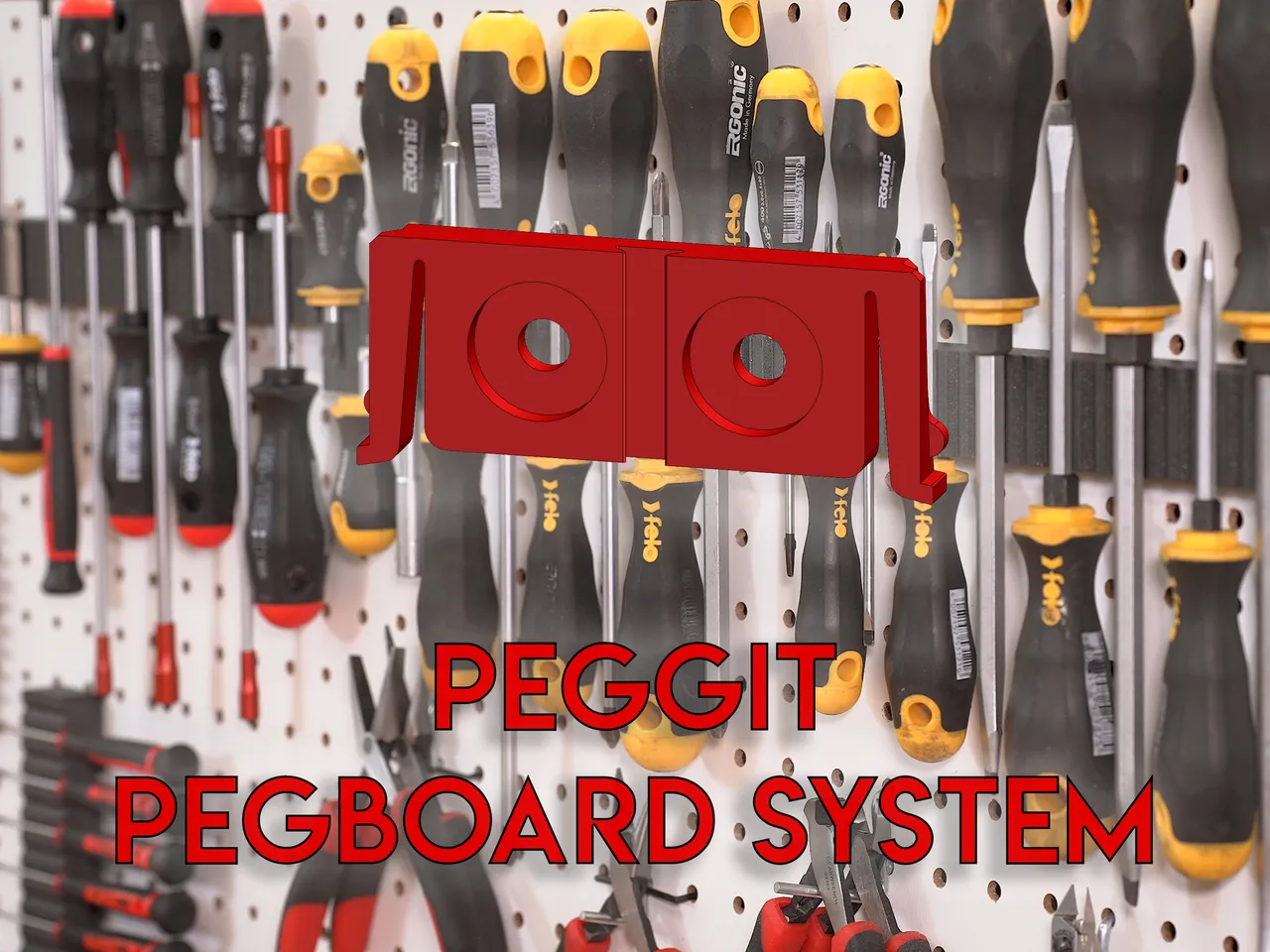 Peggit - Pegboard Mounting System by RobertCowanDIY | Download free STL ...