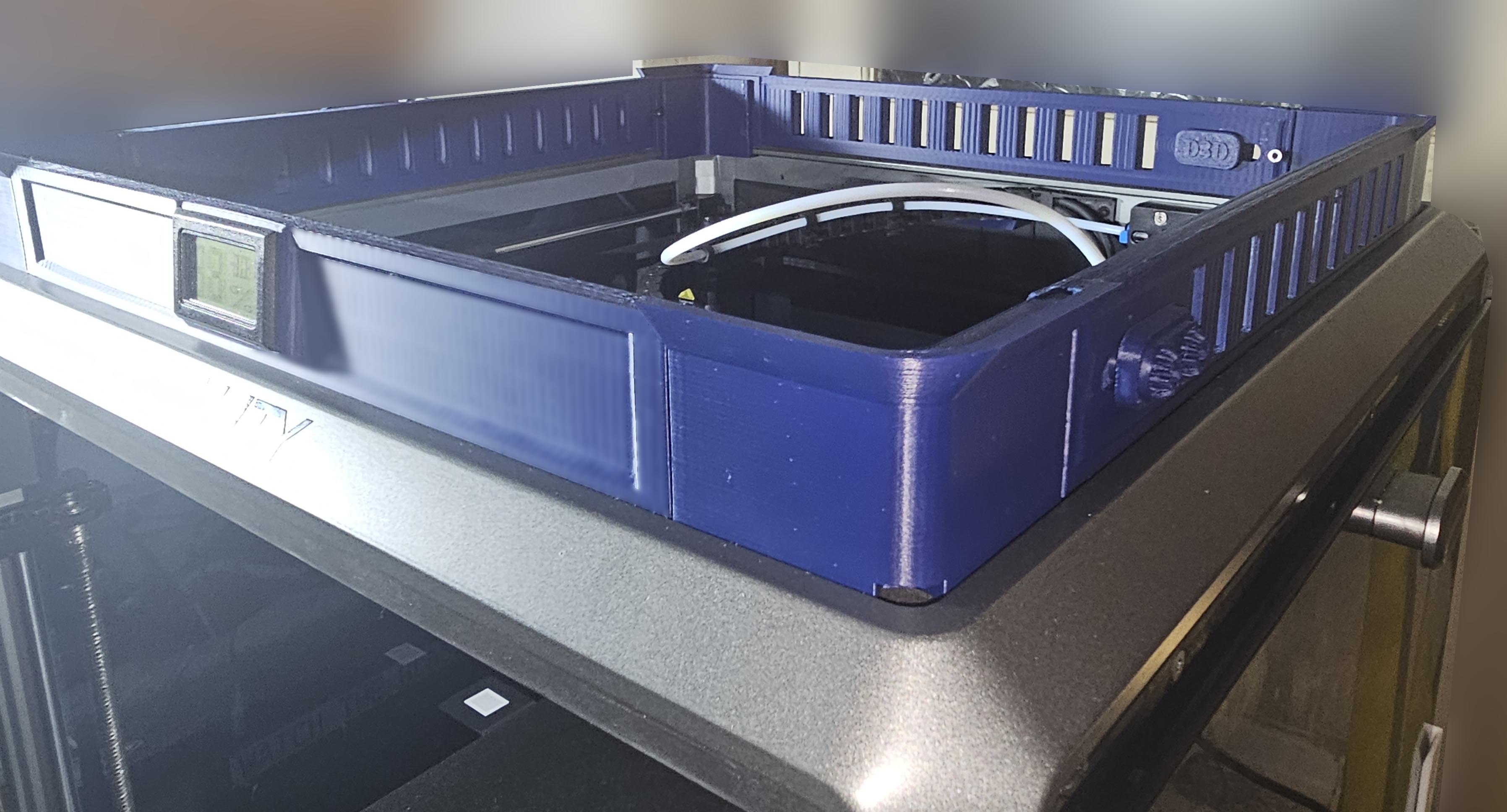 K1 Max Vented Riser (with closable vents and Hygrometer option) by ...