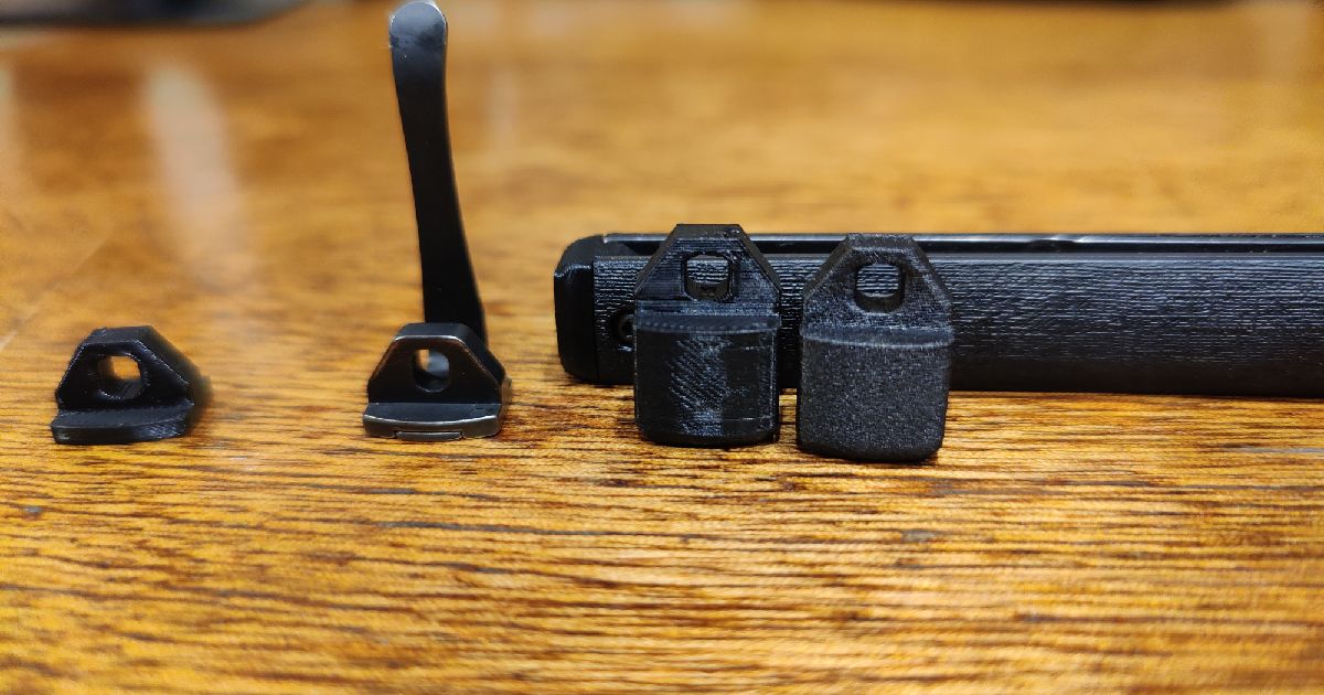 CRKT CEO Flipper, Clip Replacement- Extended Handle, and Smoother Edge ...