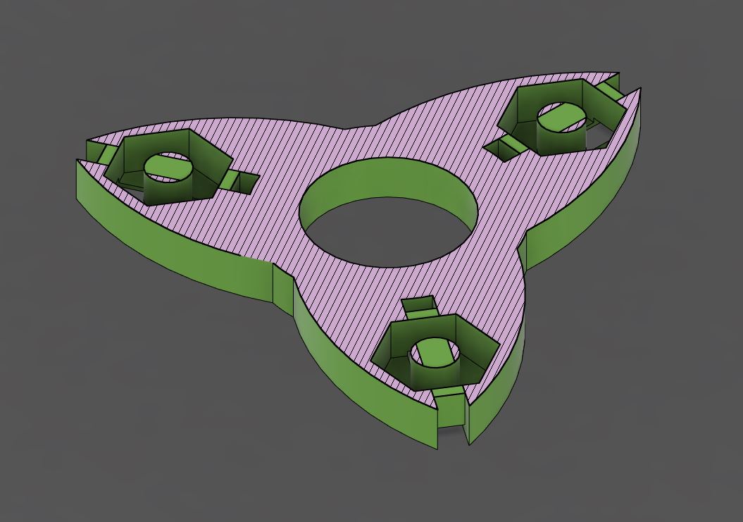 Leaf Fidget Spinner by SaturnzBarz | Download free STL model ...