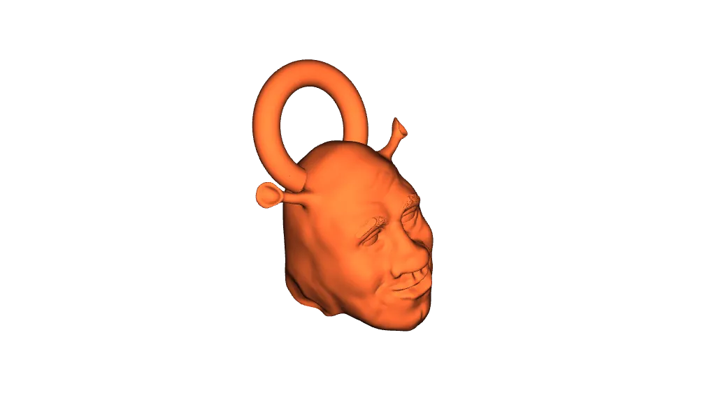 Shrek Head Key fob by 3DHippo | Download free STL model | Printables.com