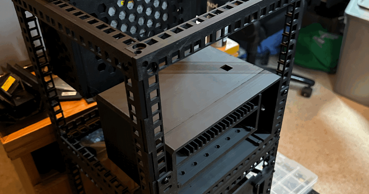 Network Switch Compartment Rack for 10" Mount por TTR | Descargar ...